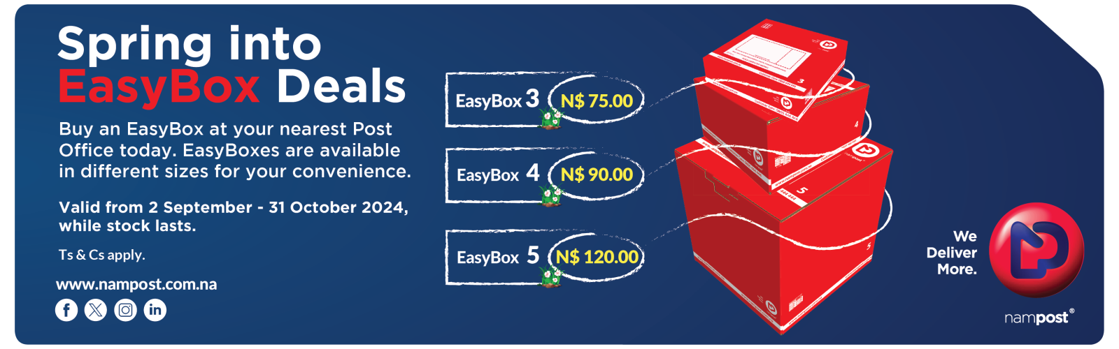 Contact Us | NamPost - We Deliver More