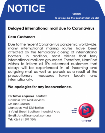 NamPost - We Deliver More | NamPost - We Deliver More